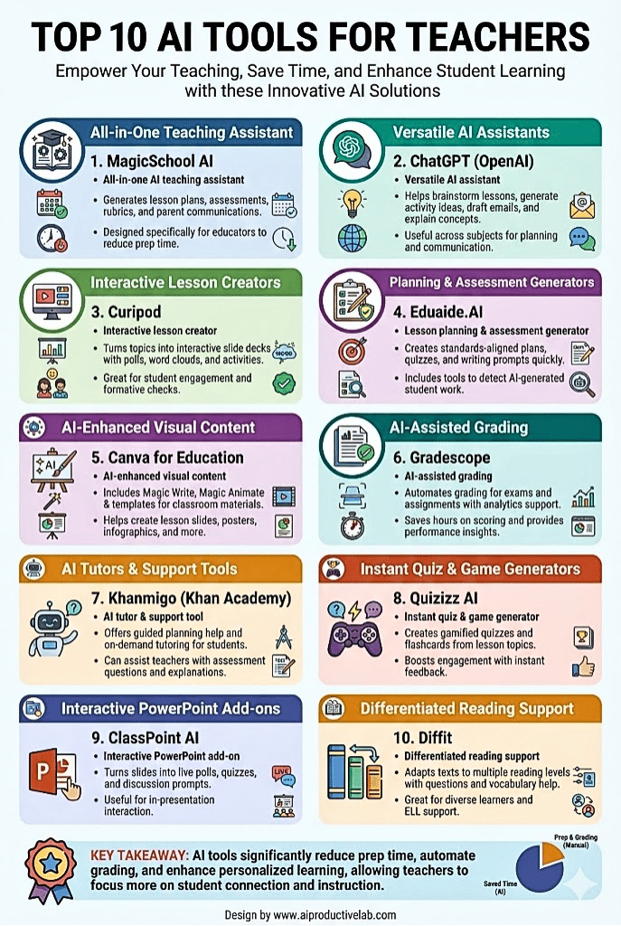 AI Tools for Teachers: Top Solutions for Classrooms [2026 ]